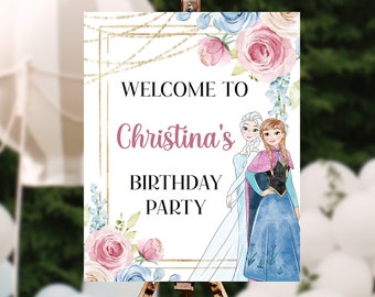 Frozen Welcome Sign - Etsy