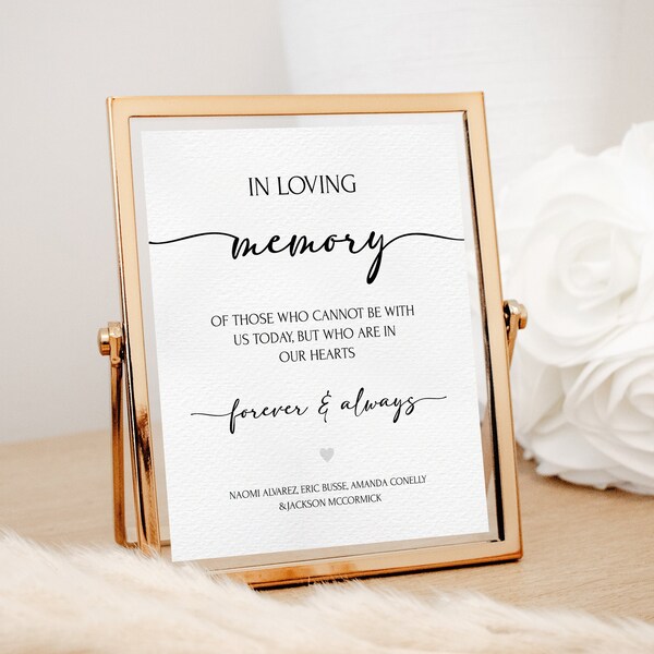 In Remembrance Invitation - Etsy