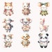 Spring Cuties Clipart Assortment, Watercolor Animals, Fairies and ...