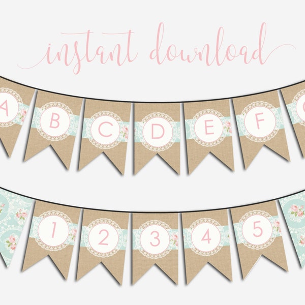 Shabby Chic Banner - Etsy