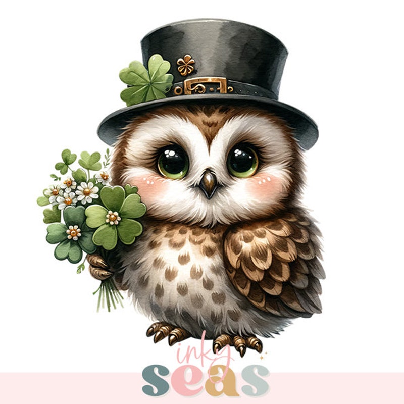 St Patricks Day Owl - Etsy
