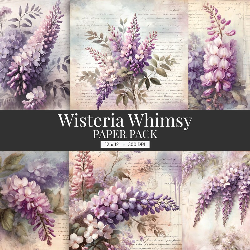 Paper Wisteria - Etsy