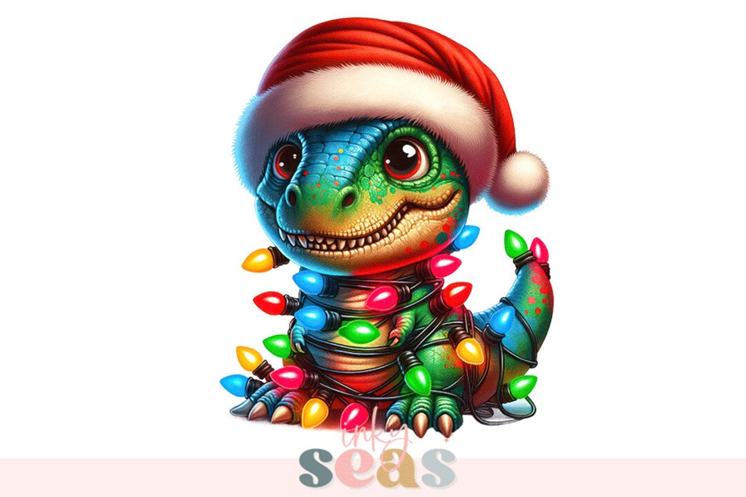 Trex Christmas PNG, Christmas Dinosaur, Merry Christmas Dino Png, Santa ...