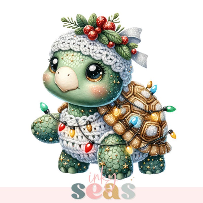 Christmas Turtles - Etsy