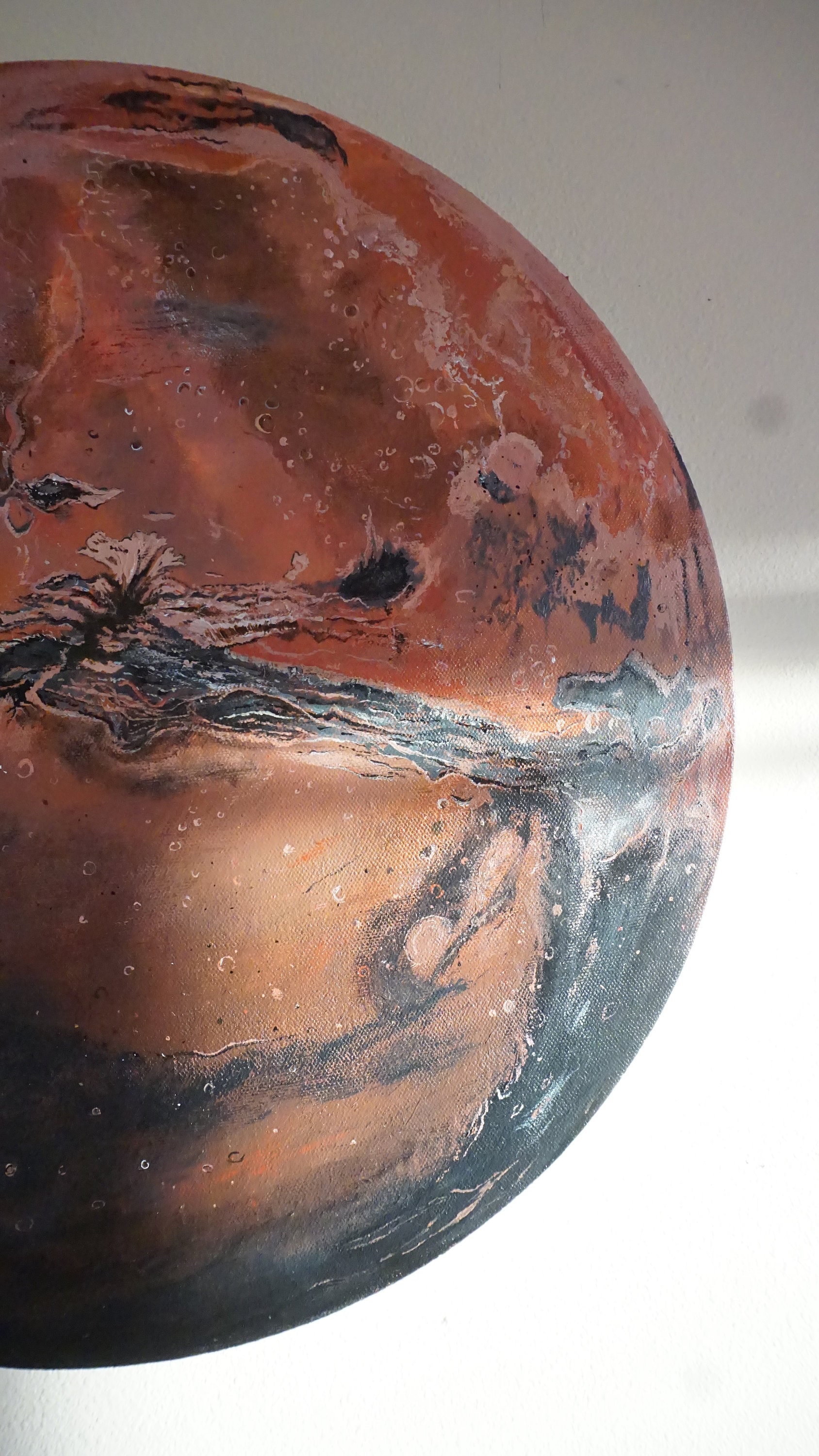 Original Painting - Mars: Red Planet - Etsy