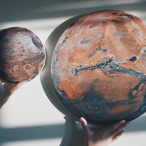 Original Painting - Mars: Red Planet - Etsy