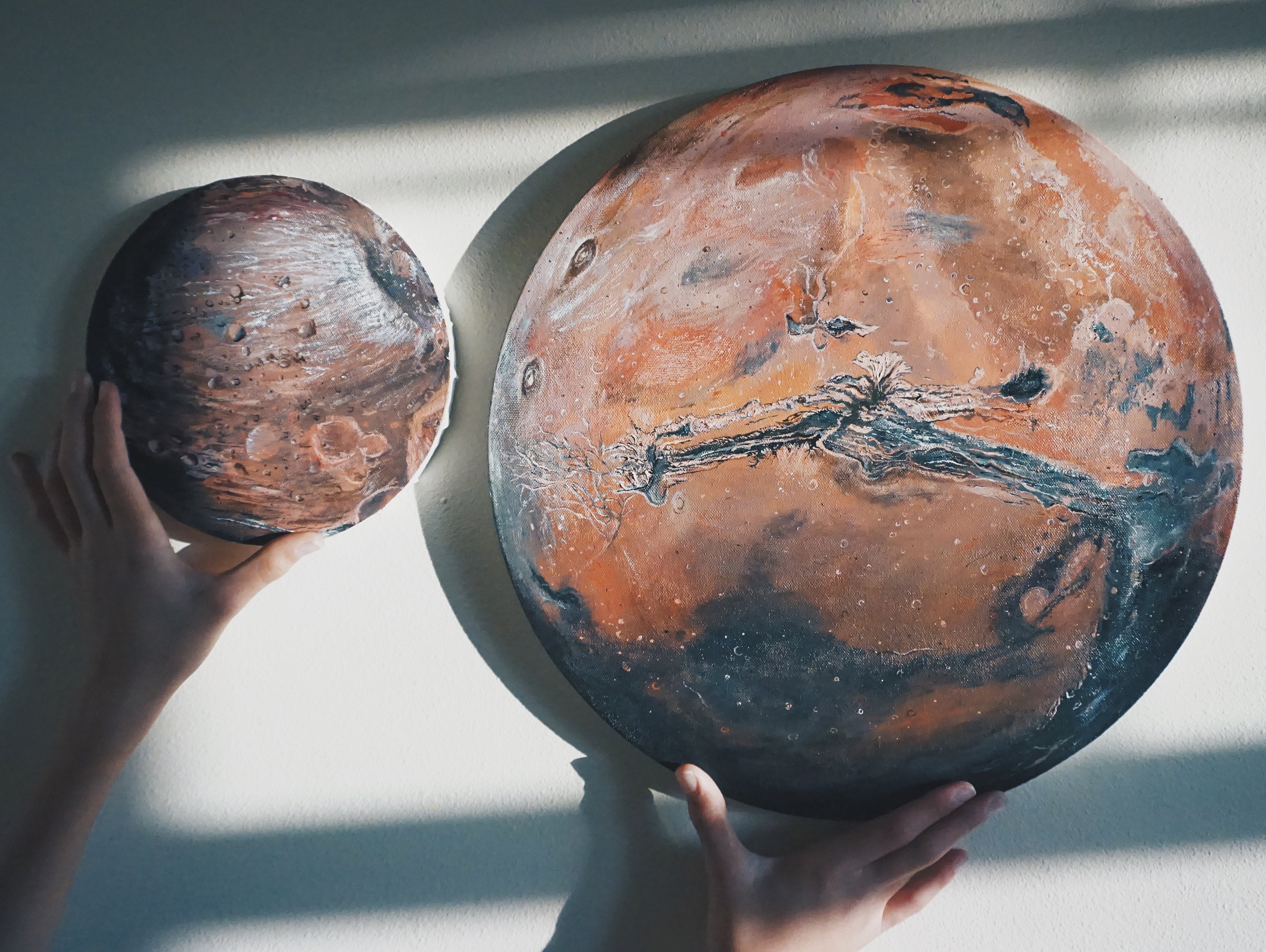 Original Painting - Mars: Red Planet - Etsy