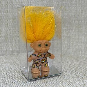 Sunflower Troll Doll, Hand Painted Troll Doll, Yellow Flower Troll Doll ...