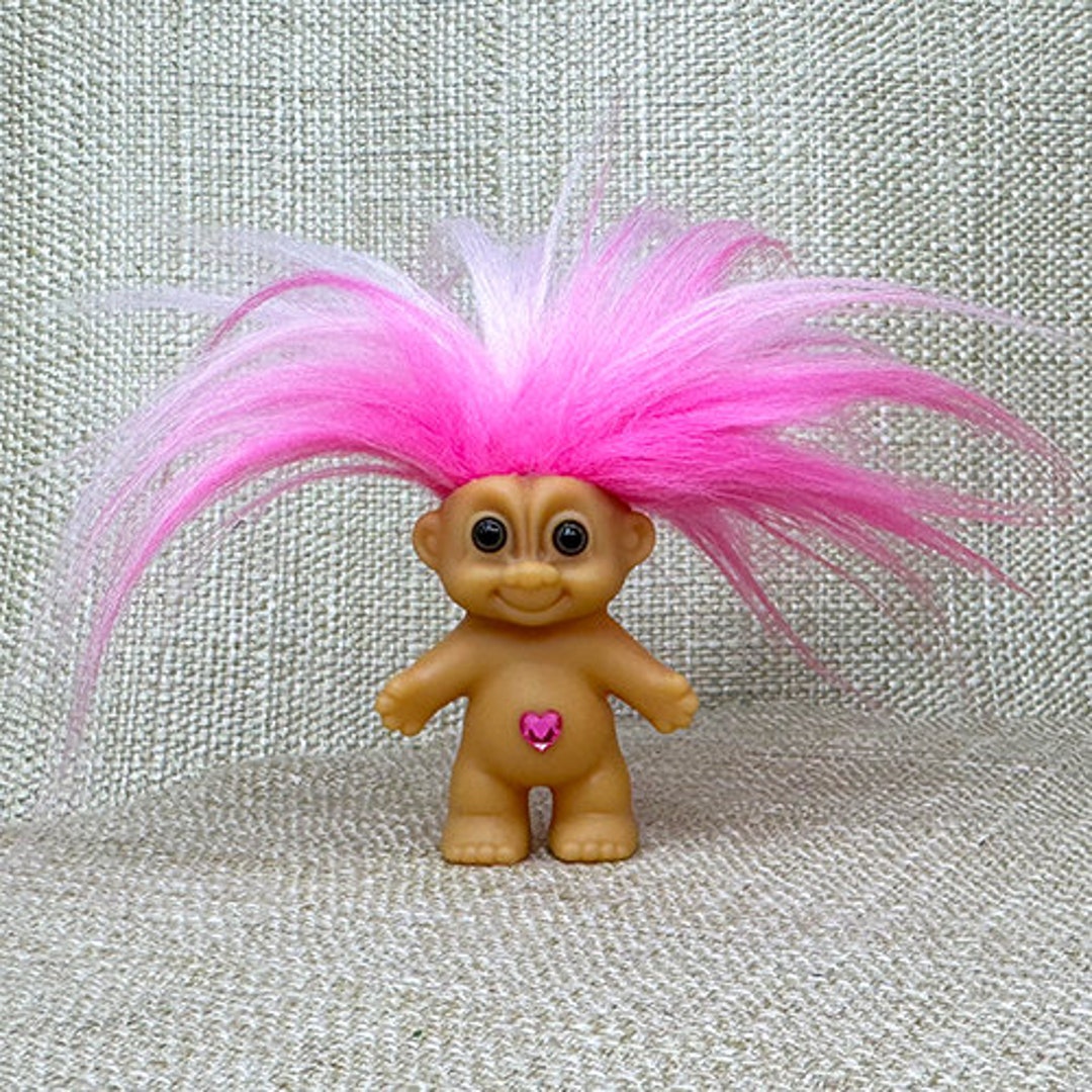 Pink Troll Doll, Pink Baby Troll Doll, Pink Troll, Cancer Awareness ...