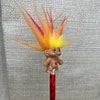 Sunflower Troll Doll, Hand Painted Troll Doll, Yellow Flower Troll Doll ...