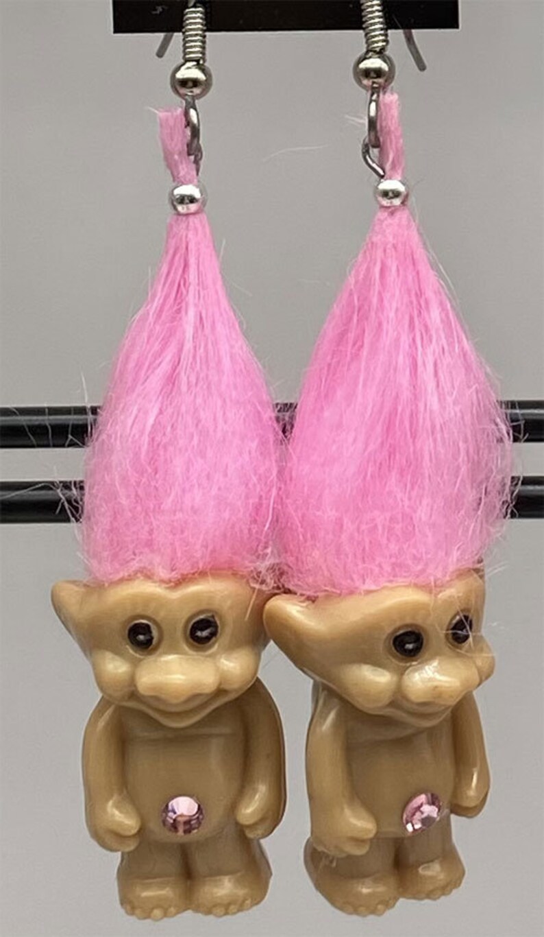 Treasure Troll Earrings Troll Doll Earrings Troll Earrings | Etsy