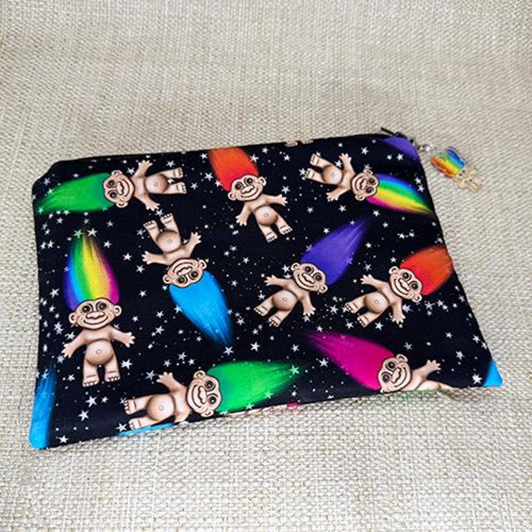 Troll Doll Travel Pouch, Troll Doll Makeup Bag, Troll Doll Fashion ...