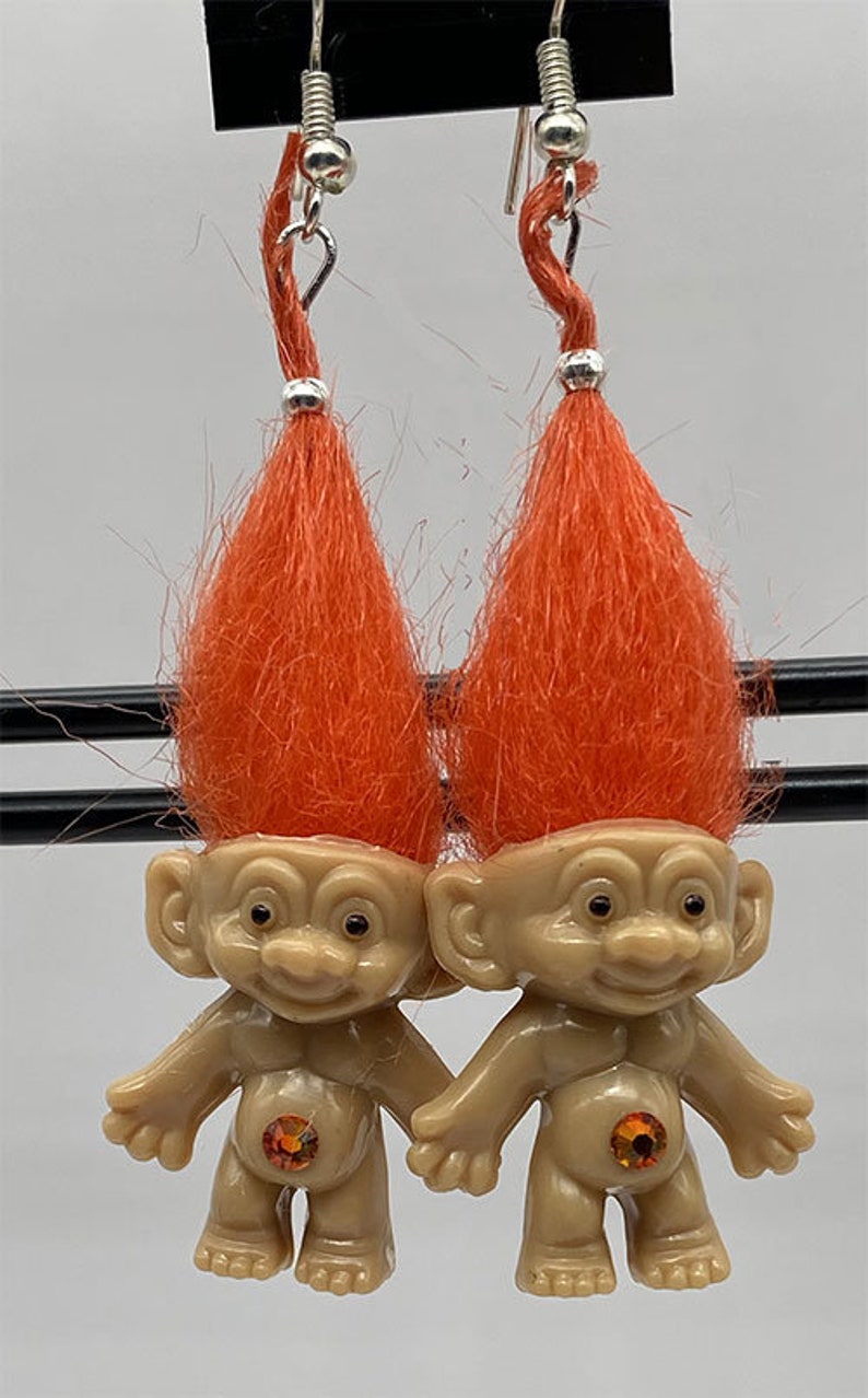 Treasure Troll Earrings Troll Doll Earrings Troll Earrings | Etsy