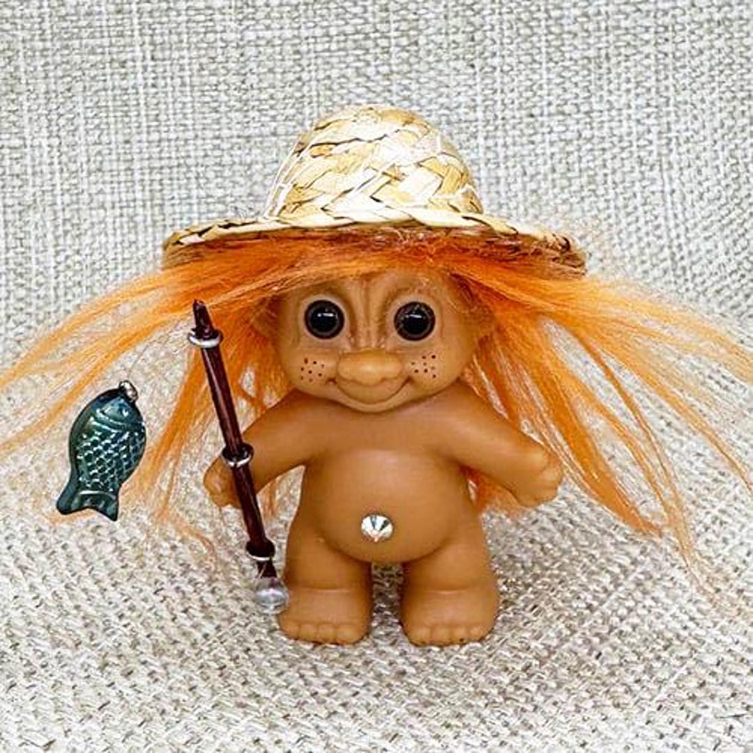 Fisherman Troll Doll, Fisherman Doll, Troll Doll, OOAK Troll Doll - Etsy