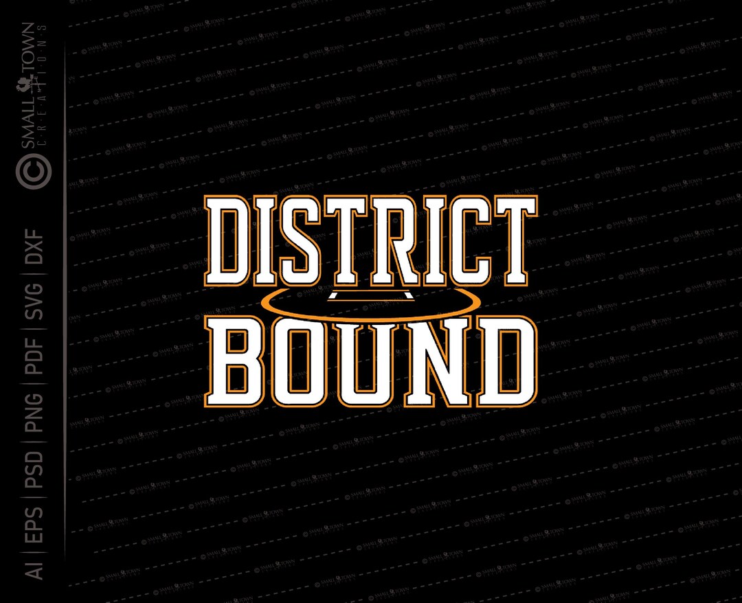Wrestling District Bound SVG // © Smalltownnecreations 12.15.24 - Etsy