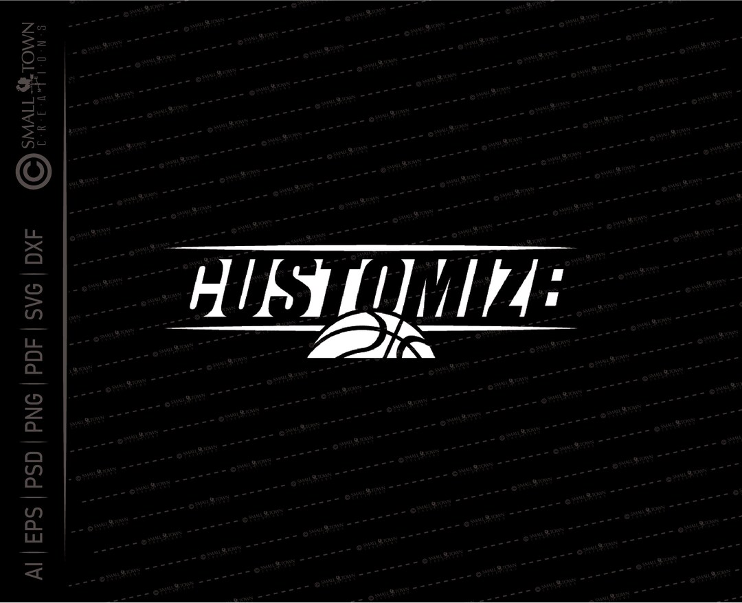 CUSTOM Basketball SVG // Basketball SVG // Basketball Team ...