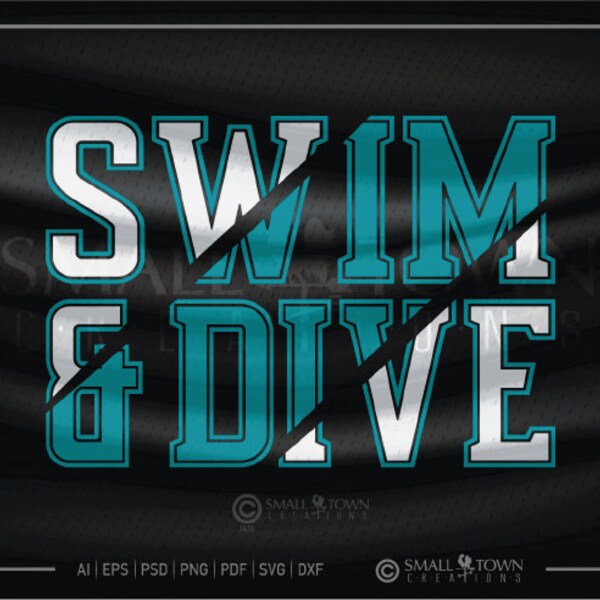Swim Svg - Etsy