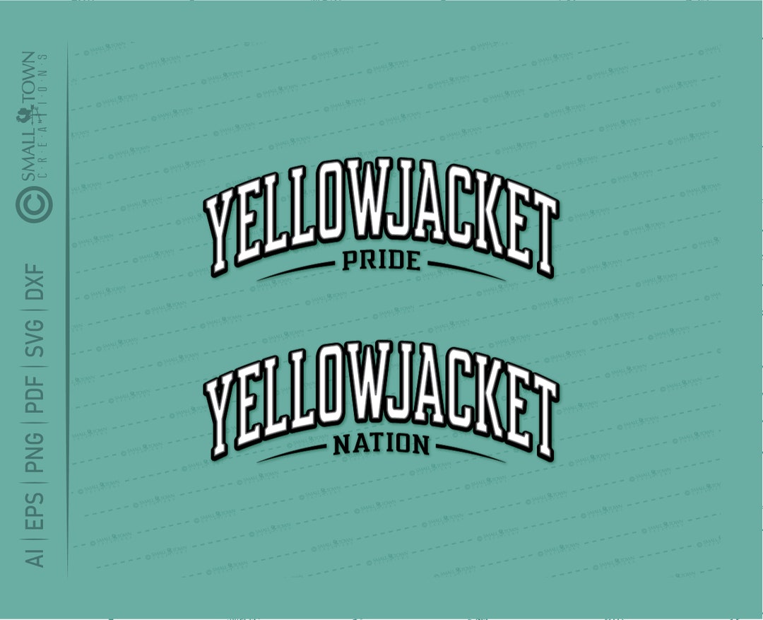 Yellowjacket SVG // Yellowjacket Pride // Yellowjacket Nation // Team ...