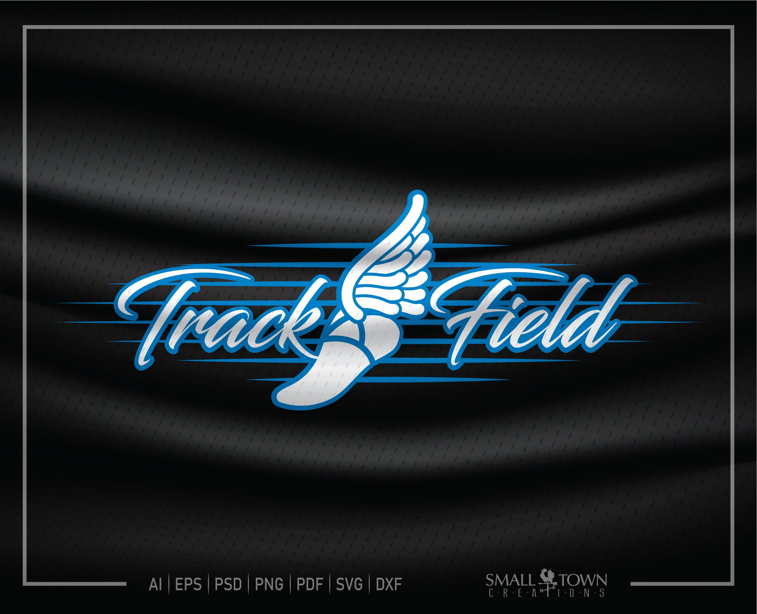 Track and Field Track and Field logo Running logo Track | Etsy