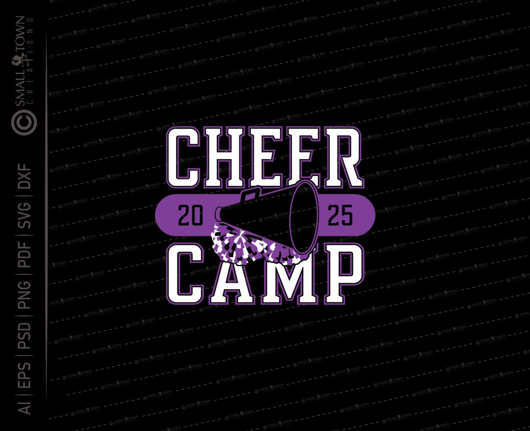 Cheer Camp SVG // © Smalltownnecreations 6.12.23 - Etsy