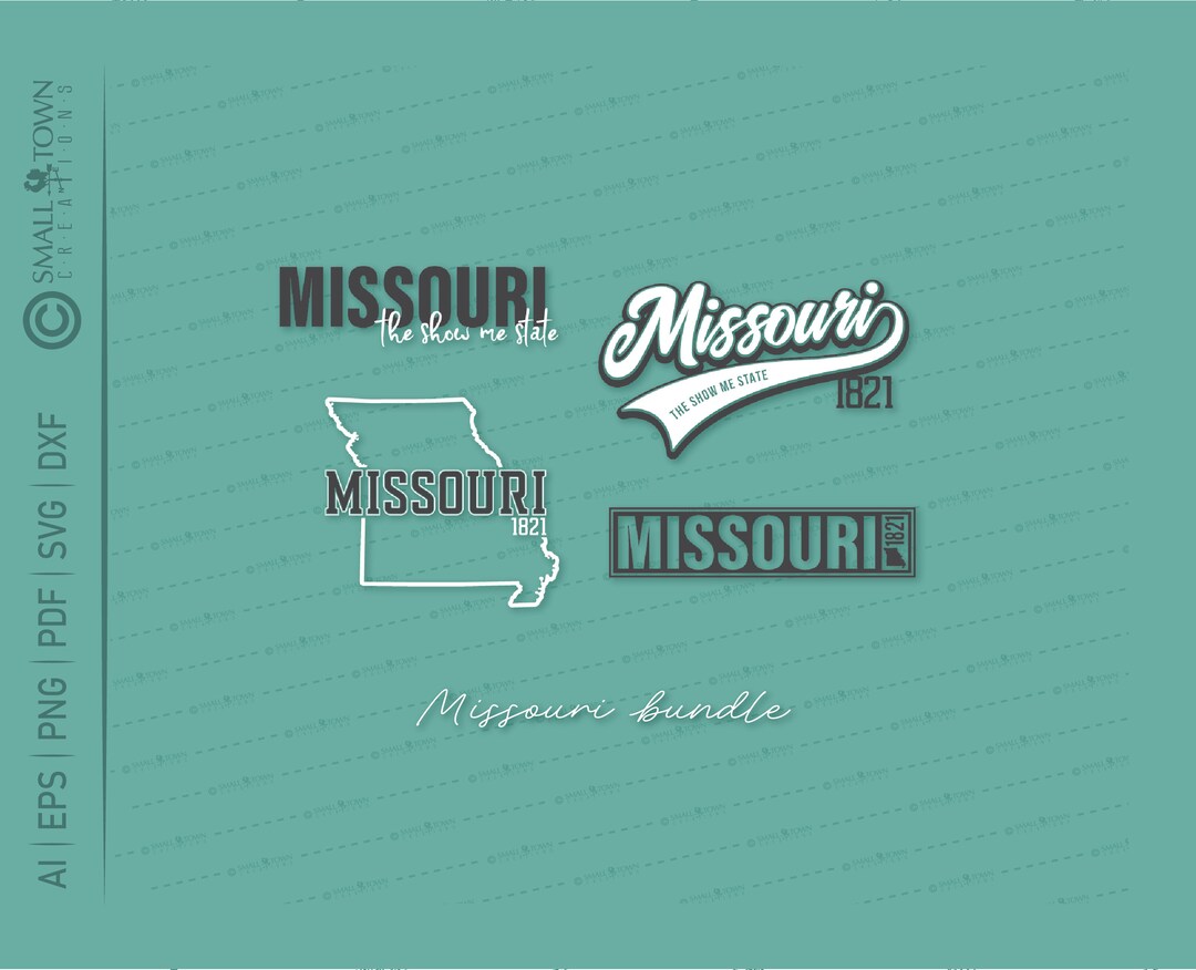 Missouri Bundle SVG // Missouri // the Show Me State // MO // limited ...