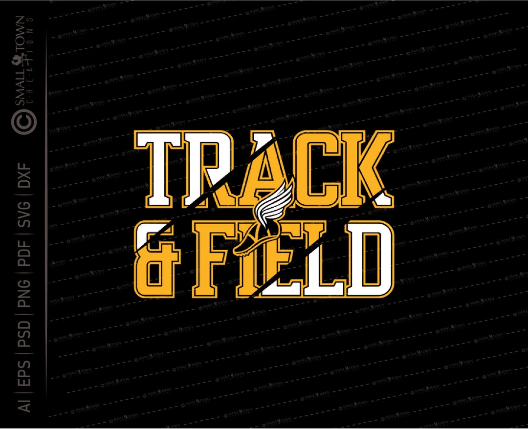 Track and Field SVG // © Smalltownnecreations 4.20.22 - Etsy