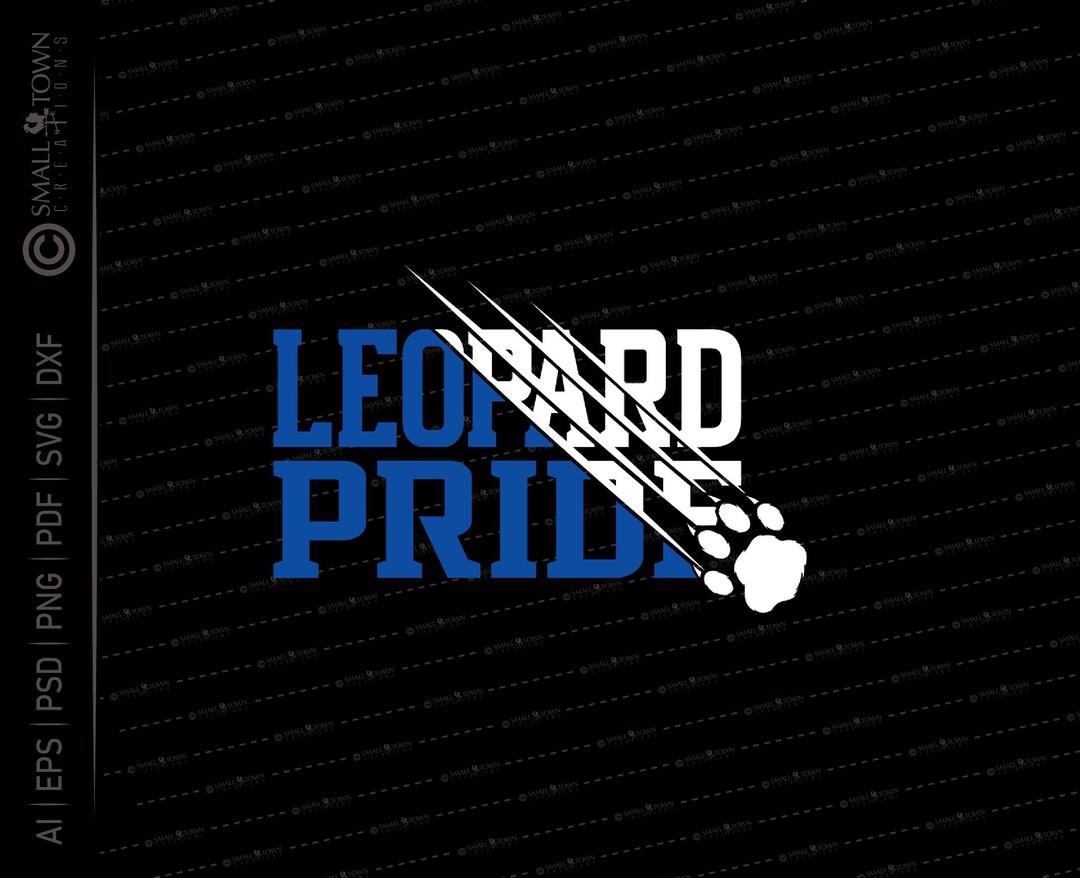 Leopard Pride SVG // © Smalltownnecreations 8.26.24 - Etsy