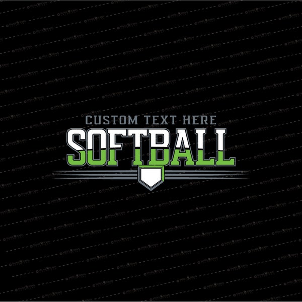 Softball Diamond Logo - Etsy