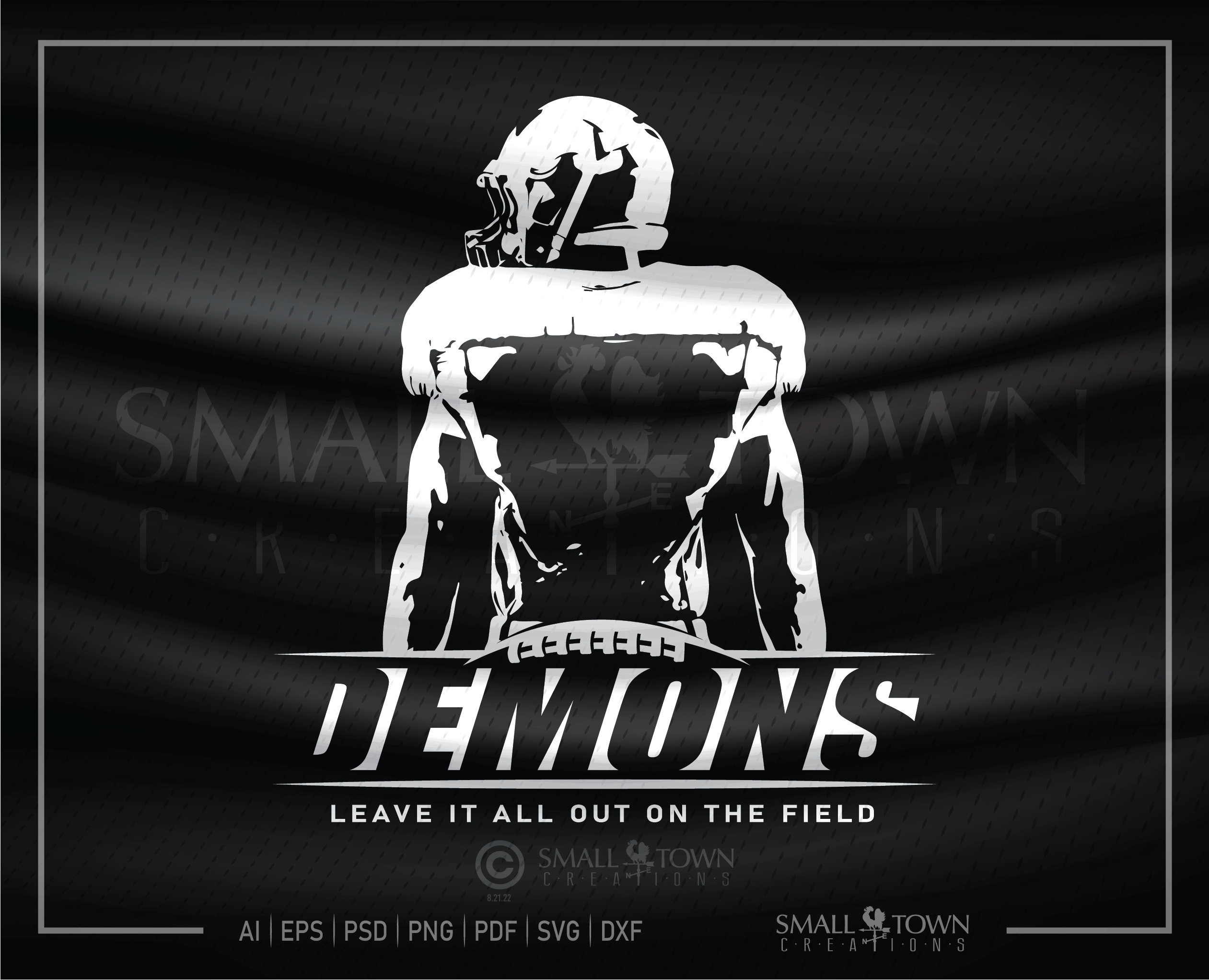 Demons SVG Demons Football SVG Football SVG Demons Team - Etsy
