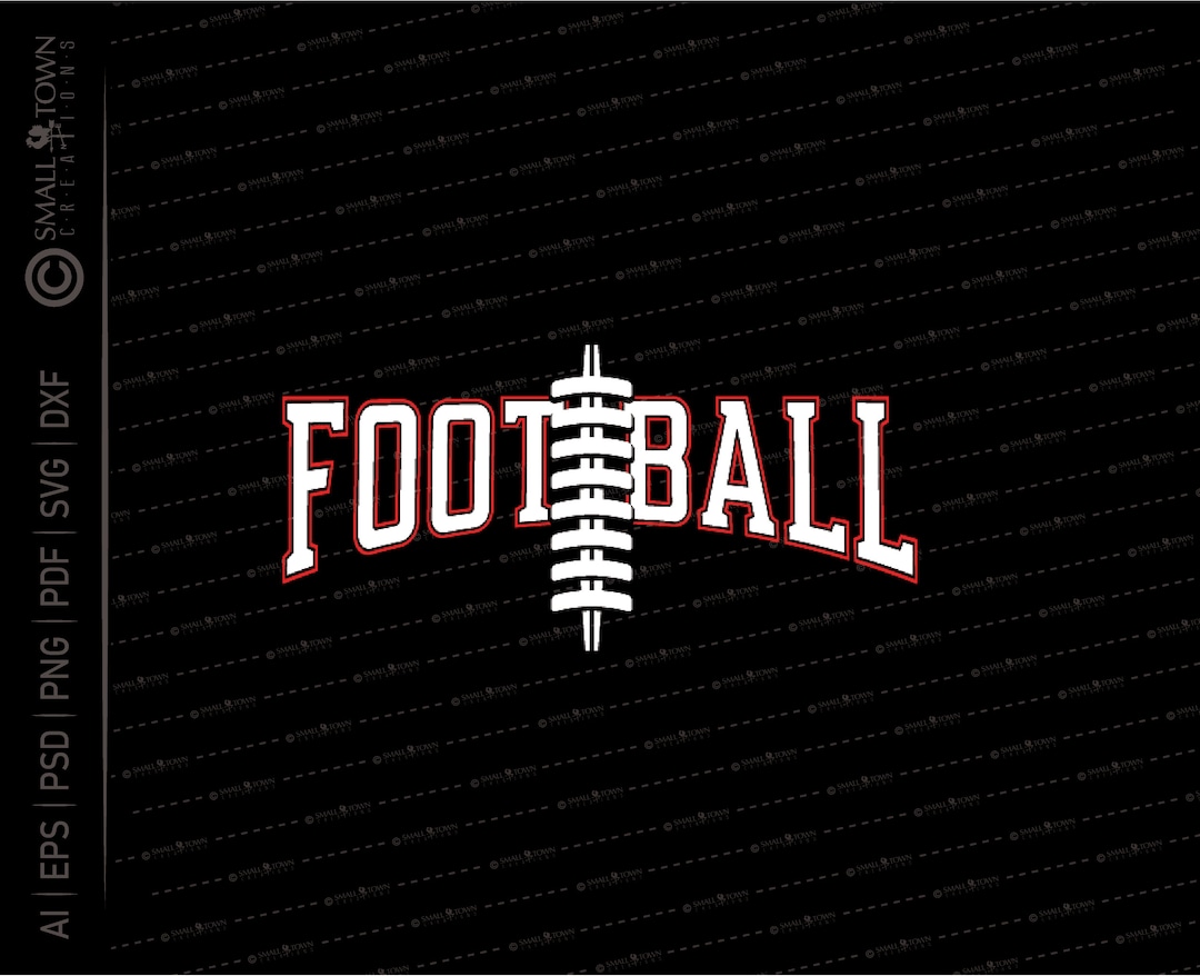 Football SVG // © Smalltownnecreations 10.9.19 - Etsy
