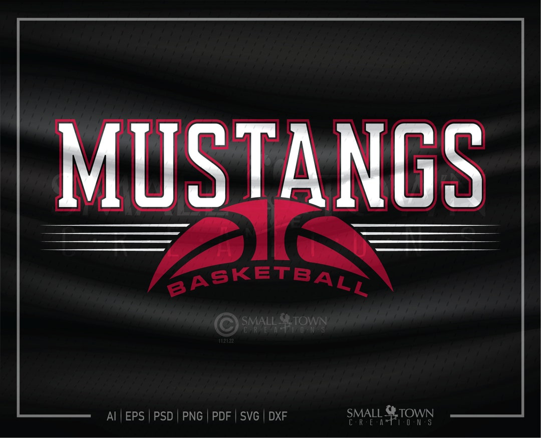 Mustang SVG Mustang Basketball SVG Basketball SVG Mustang - Etsy UK