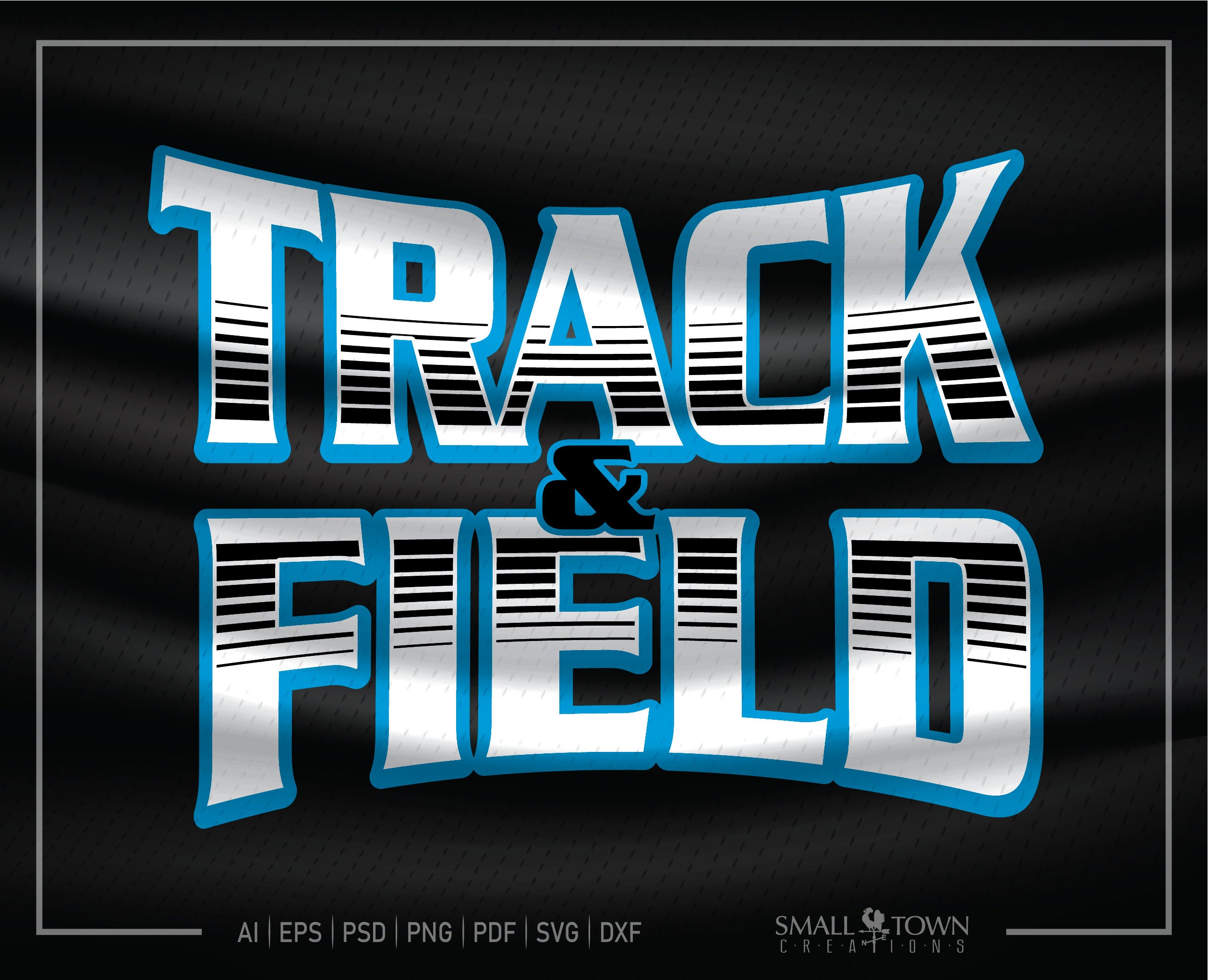 Track and Field Track and Field logo Running logo Track | Etsy