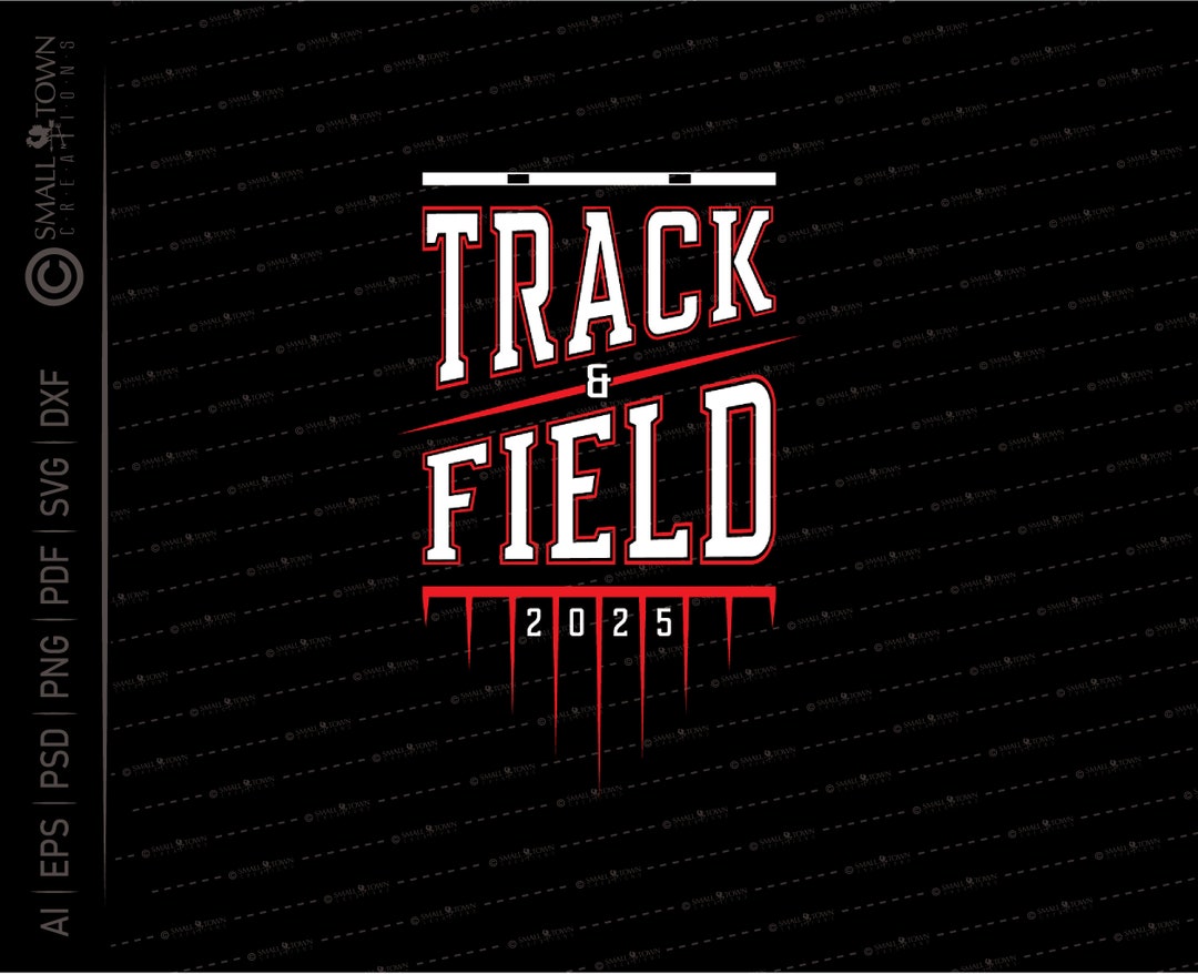 Track and Field SVG // © Smalltownnecreations 6.18.19 - Etsy