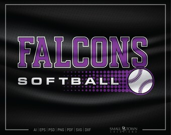 Frost Falcons 97 Softball Clipart