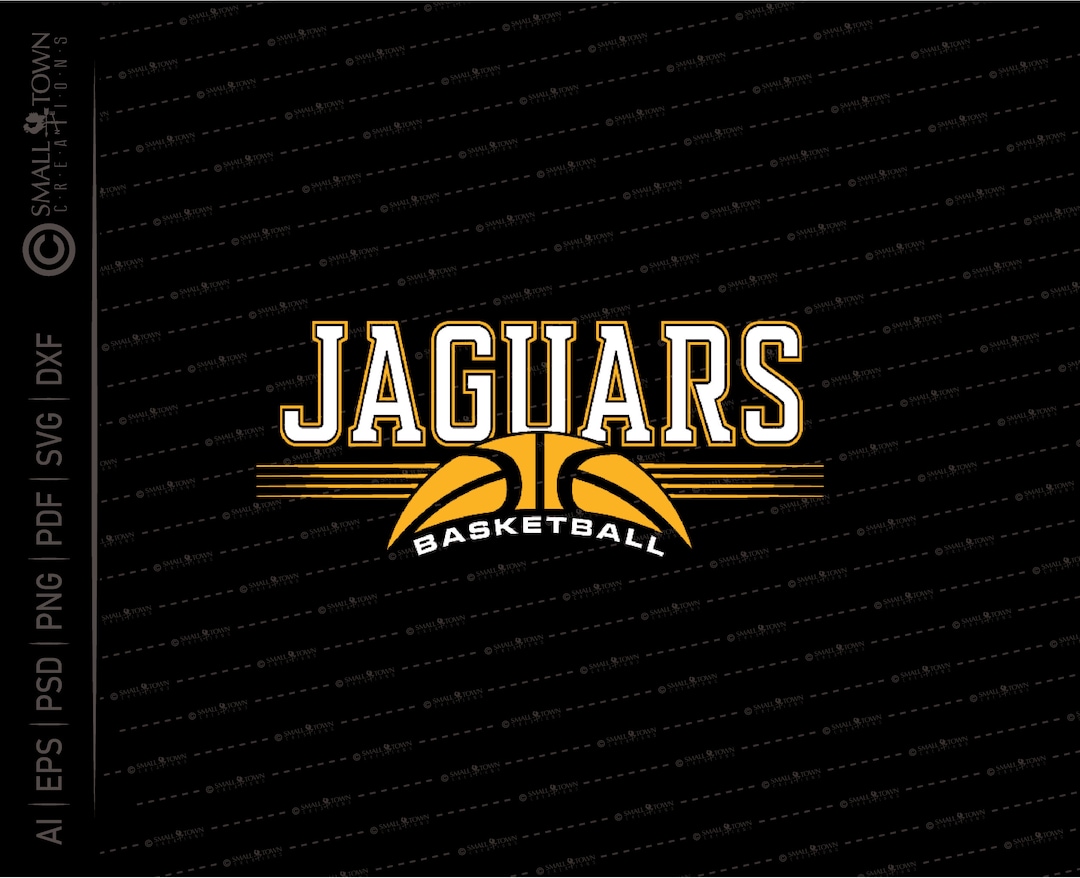 Jaguar Basketball SVG // © Smalltownnecreations 9.5.22 - Etsy