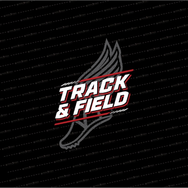 Vintage Track and Field Svg - Etsy