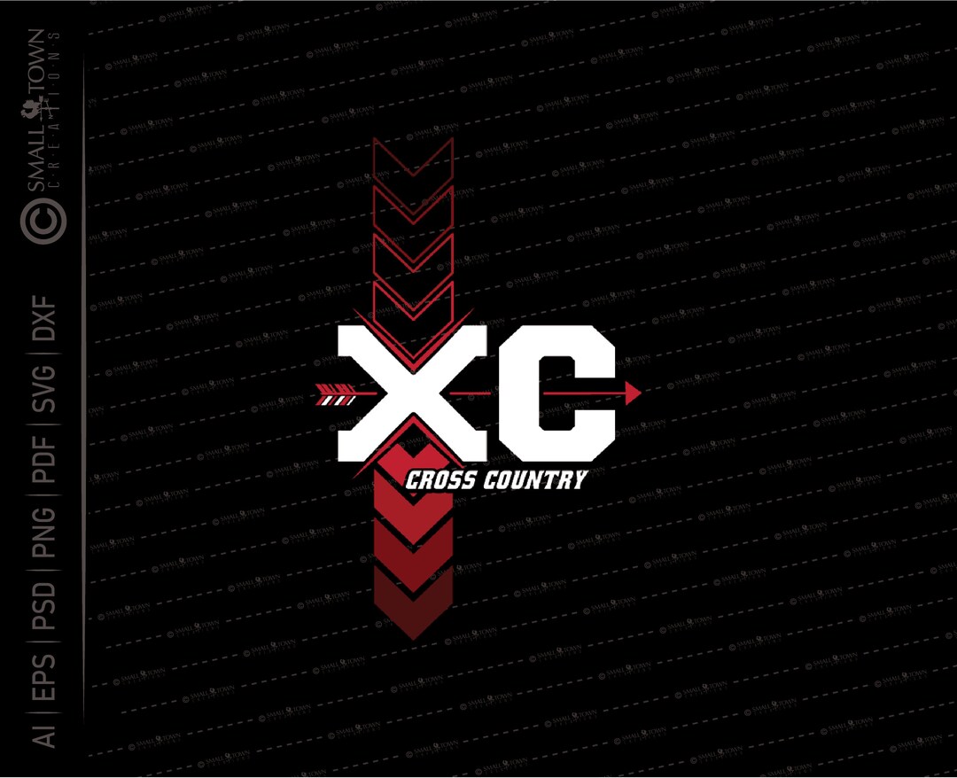Cross Country SVG // XC // CC // © Smalltownnecreations 2.2.24 - Etsy