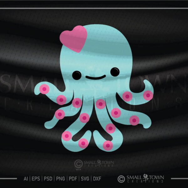 Octopus Heart - Etsy