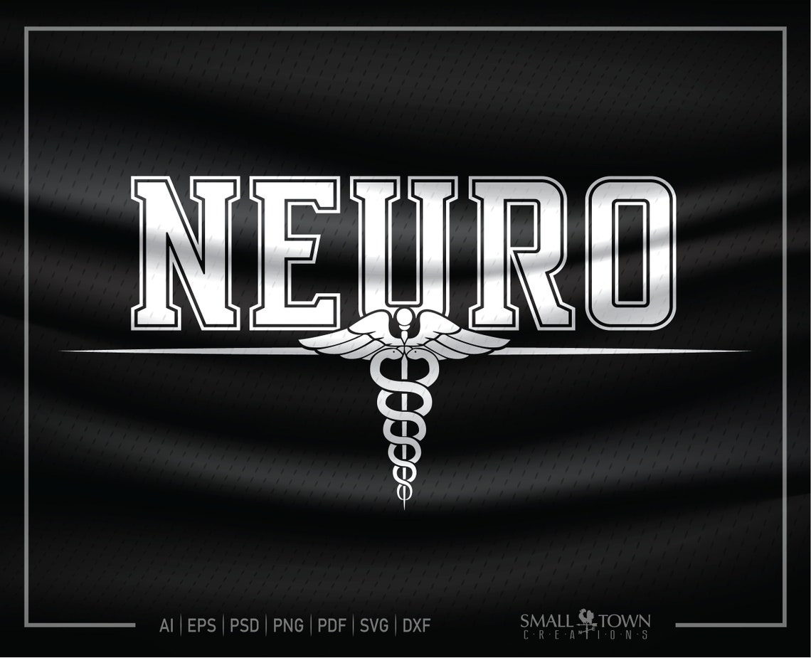 Neuro Neuro logo Neurosurgeon design Surgeon Caduceus | Etsy