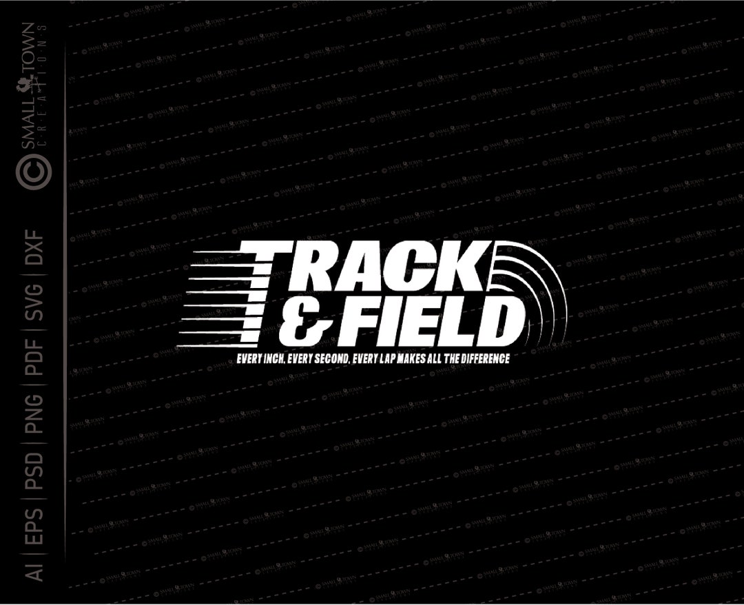 Track and Field SVG // © Smalltownnecreations 2.23.21 - Etsy