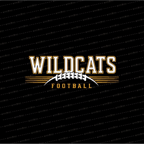 Wildcats Football Svg - Etsy