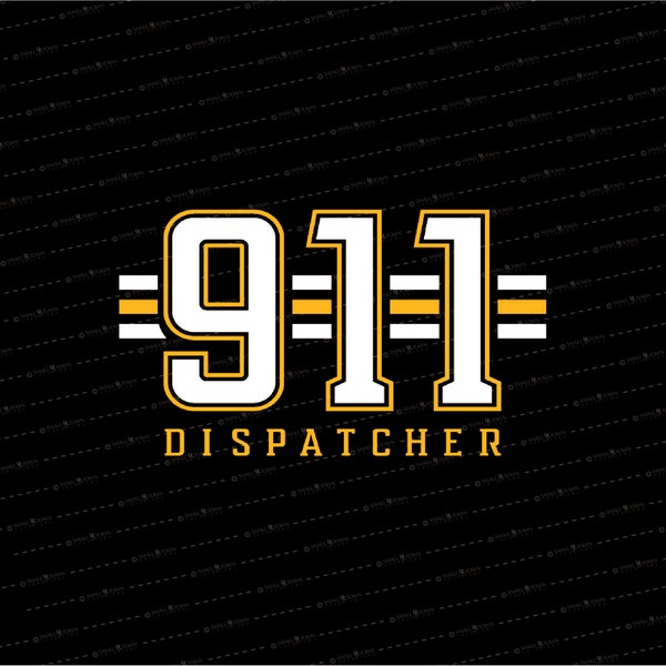 911 Dispatcher Svg - Etsy