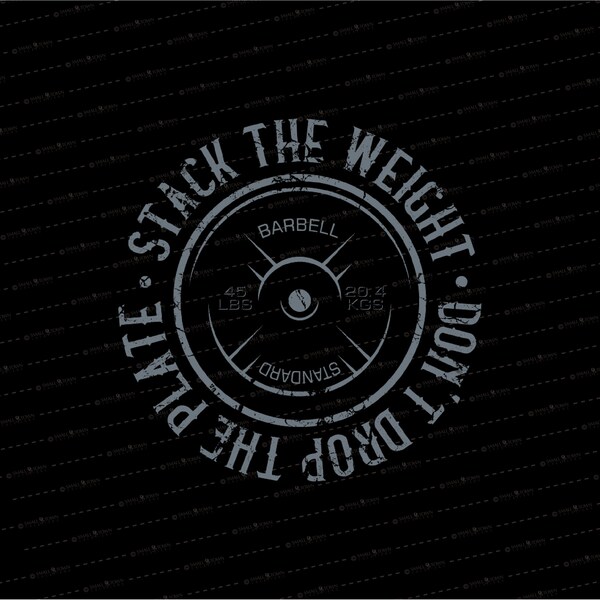 Weight Plate Svg - Etsy