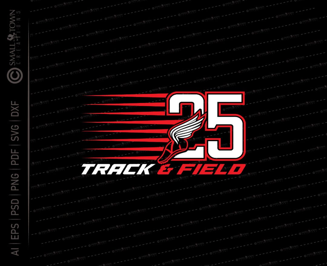 Track and Field SVG // © Smalltownnecreations 12.21.23 - Etsy