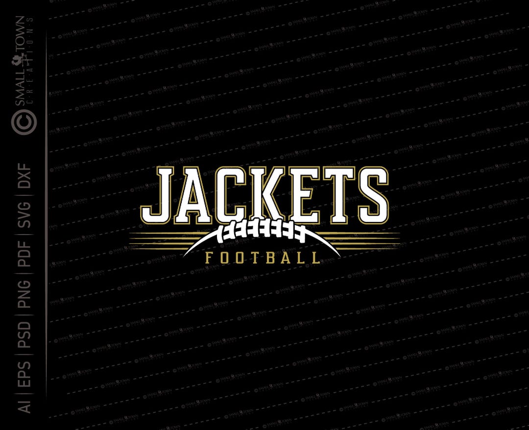 Jacket Football SVG // © Smalltownnecreations 9.1.24 - Etsy
