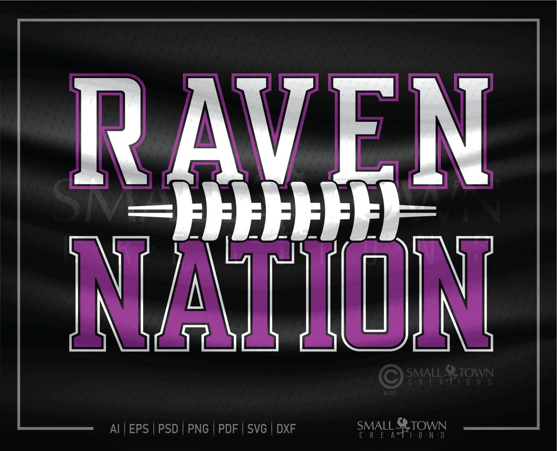 Raven SVG Raven Nation SVG Raven Football SVG Raven Pride - Etsy