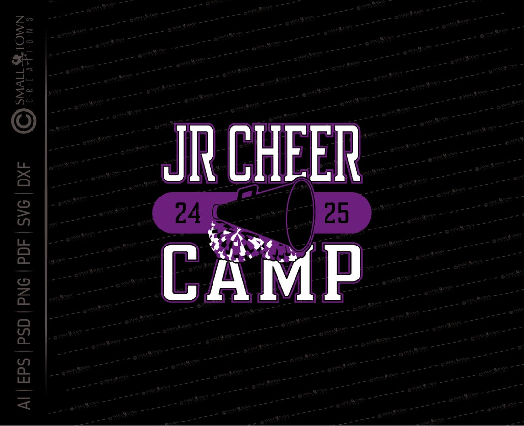 Jr Cheer Camp SVG // Cheer Camp 2024-2025 // Cheer // Cheerleading Camp ...
