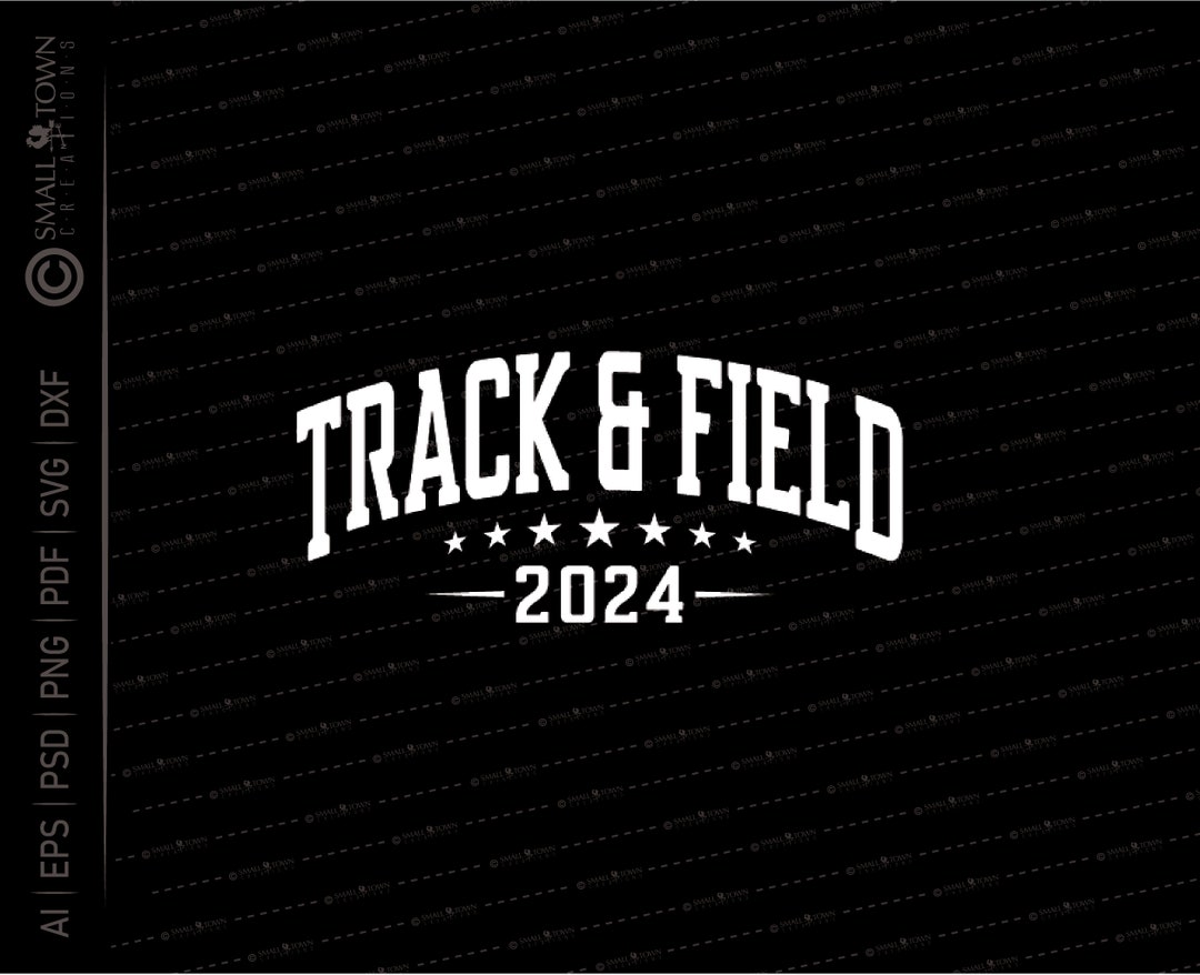 Track and Field SVG // © Smalltownnecreations 1.24.24 - Etsy