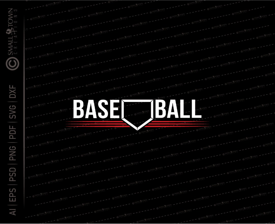 Baseball SVG // © Smalltownnecreations 1.9.21 - Etsy
