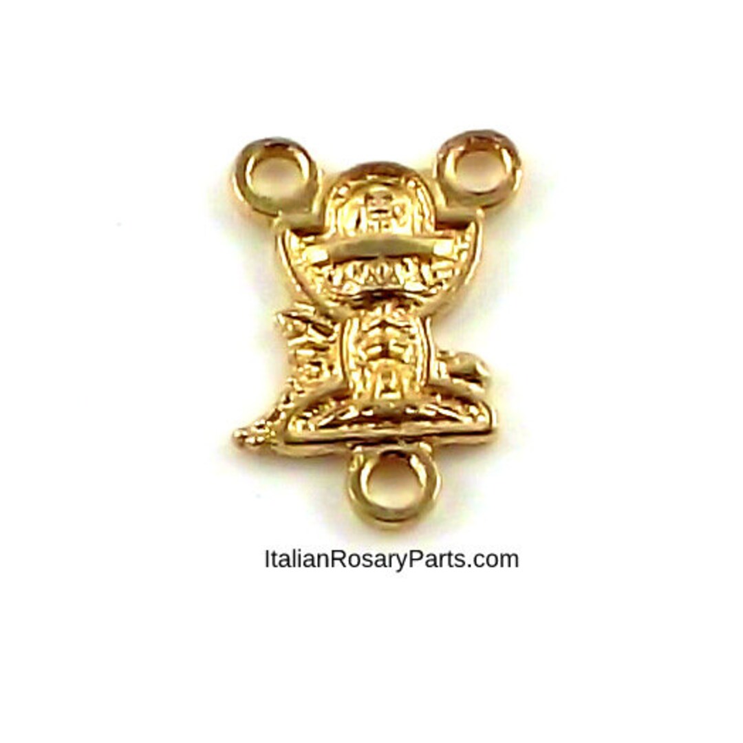 Gold Holy Communion Chalice Eucharist Rosary Center Italian Rosary ...